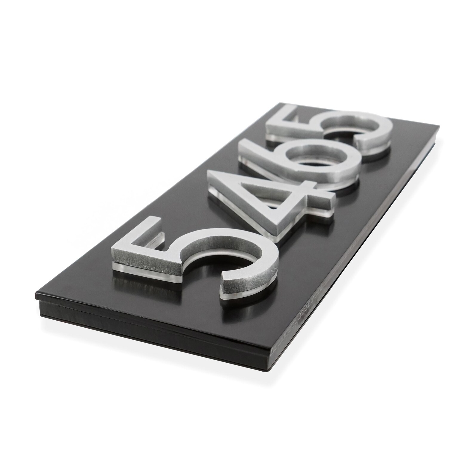 Personalized Horizontal Backlit Floating Plaque: 1-5 Digits Modern LED ...