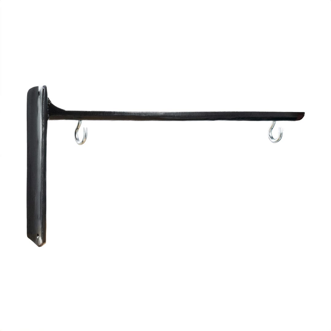 Aluminum Hanging Bar With Hooks - 2 Sizes: Address Sign Metal Holder ...