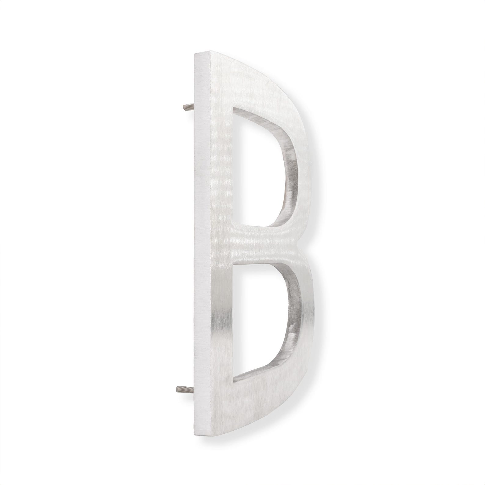 Modern Floating Aluminum House Numbers & Letters - 8 Sizes, Wall ...