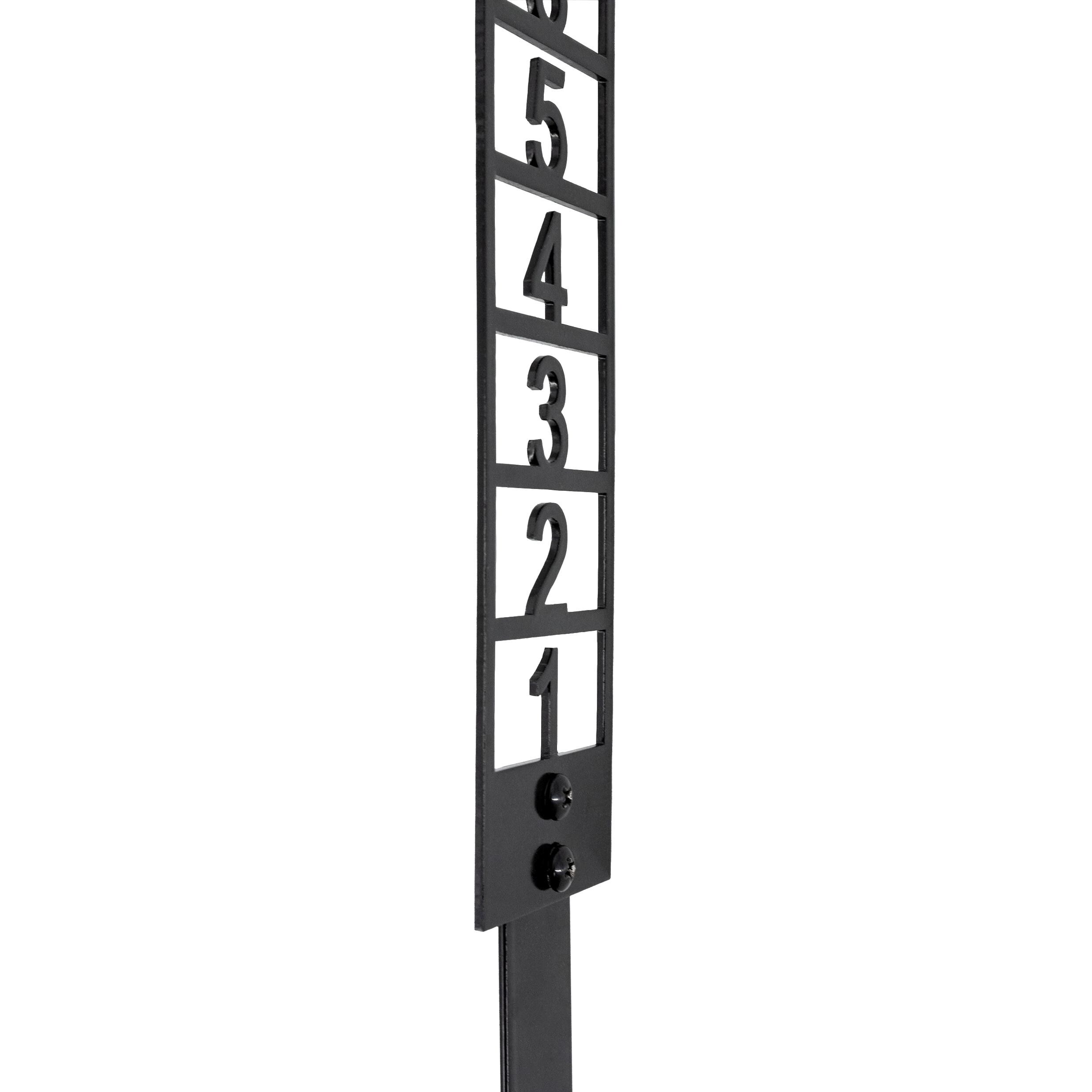 Steel Classic Snow Gauge - 2 Sizes: Metal Winter Snow Ruler, Rust ...