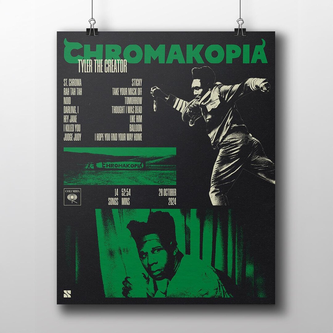 Chromakopia, Tyler the Creator Album Poster - Etsy