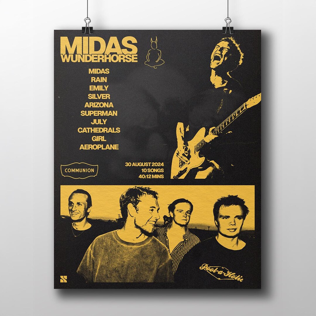 Midas, Wunderhorse - Album Poster - Etsy UK