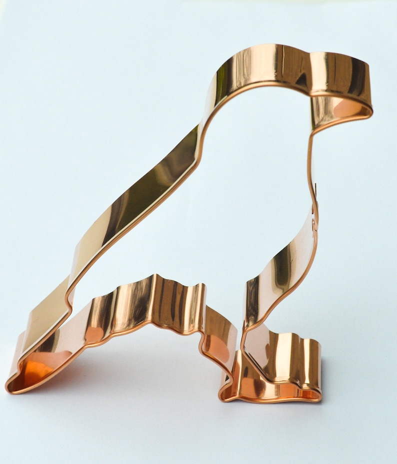 Crow Cookie Cutter by Ecrandal Copper Cookie Cutters Bird | Etsy