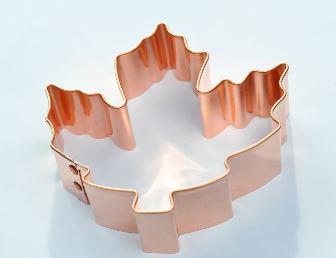 Maple Leaf Cookie Cutter by Ecrandal Copper Cookie Cutters, Fall Leaves ...