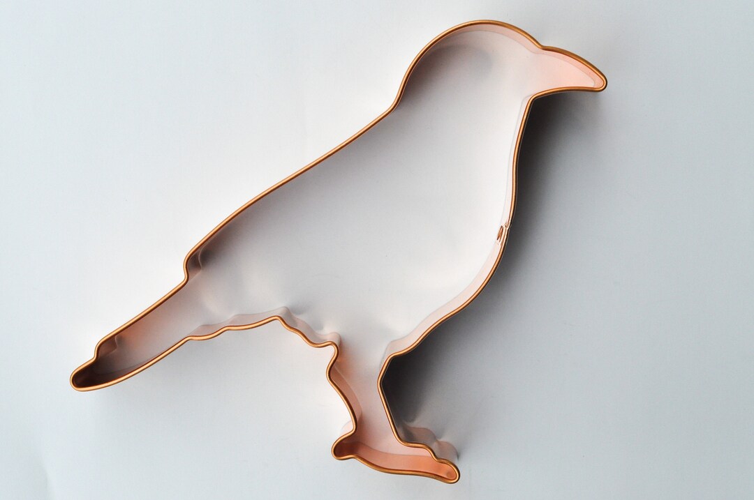 Crow Cookie Cutter by Ecrandal Copper Cookie Cutters, Bird Cookie ...