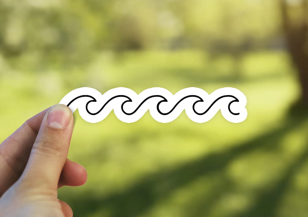 Waves Vinyl Sticker | Making Waves | Beach Sticker | Die Cut Sticker ...