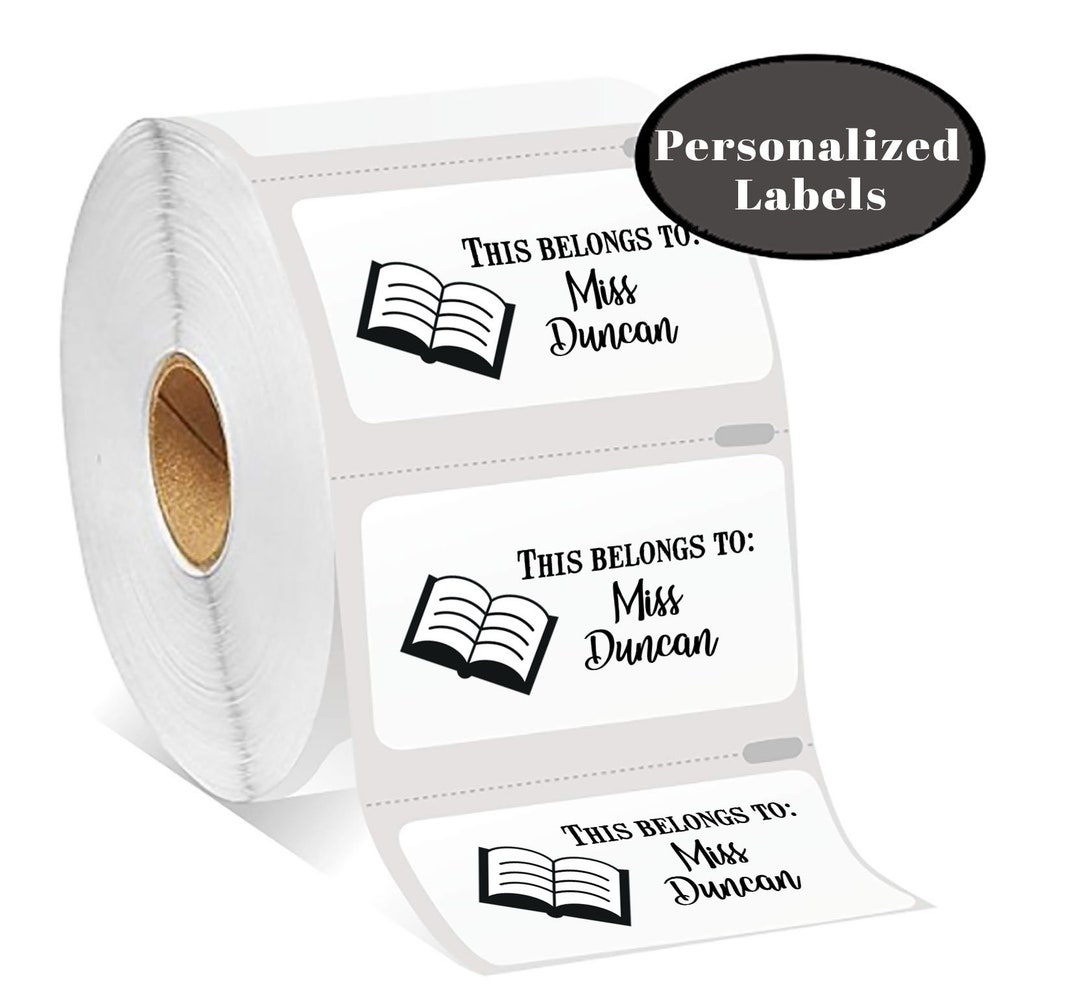 This Belongs to Labels | Books Teacher Library School Book Stickers ...