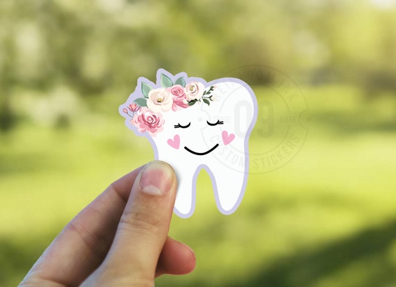 Dentist Tooth Sticker Dental Assistant Dental Hygienist - Etsy