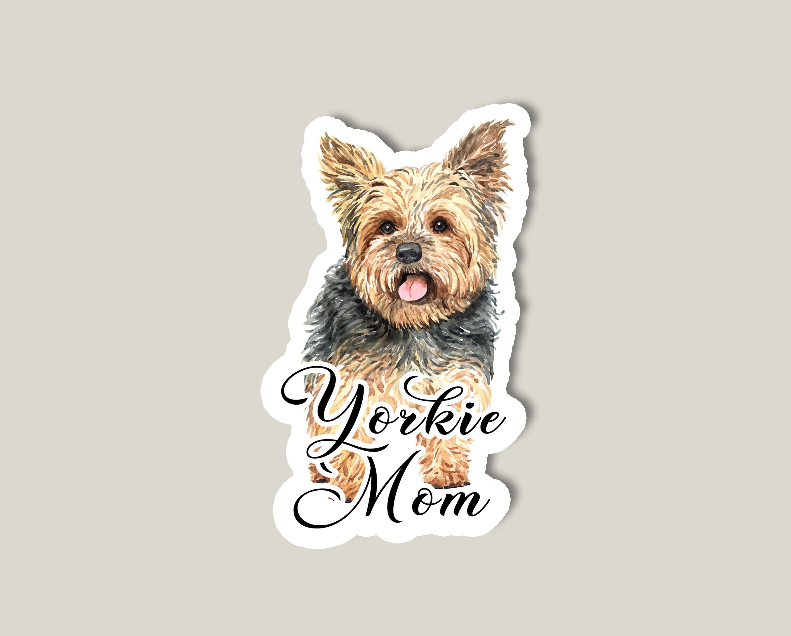 Yorkie Mom Vinyl Sticker Must Love Dogs Sticker Label I | Etsy