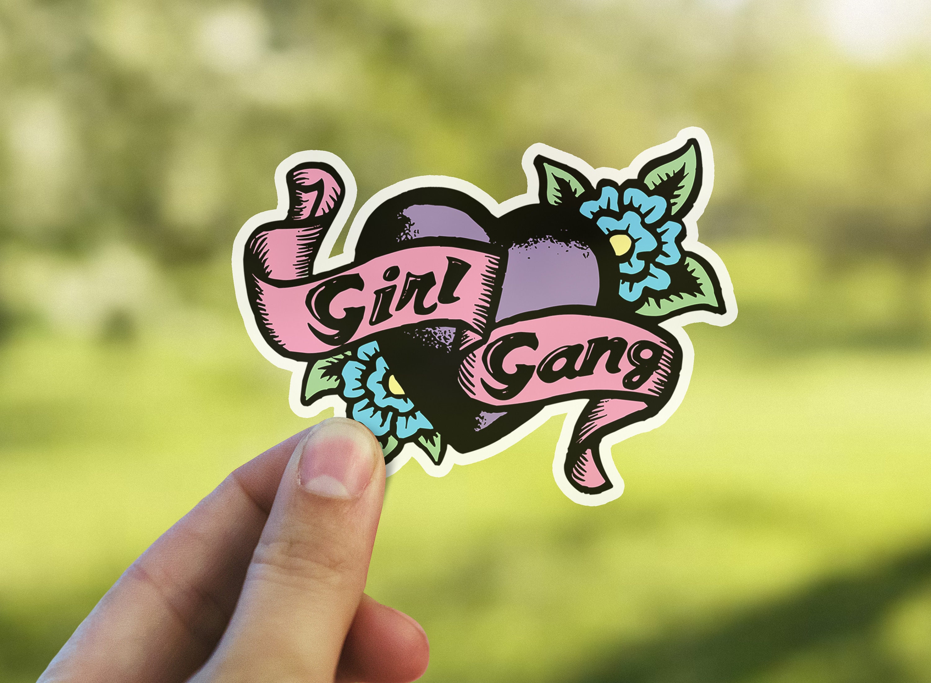 Girl Gang Sticker Vinyl Laptop Tumbler Die Cut Sticker | Etsy