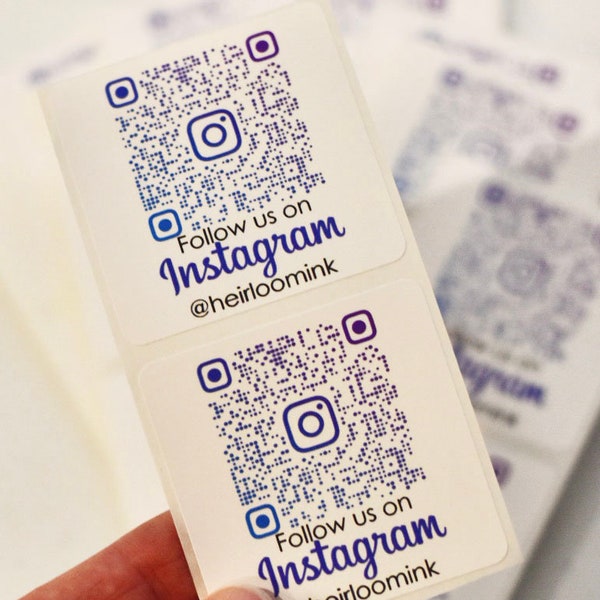 Qr Code Transparent Stickers - Etsy