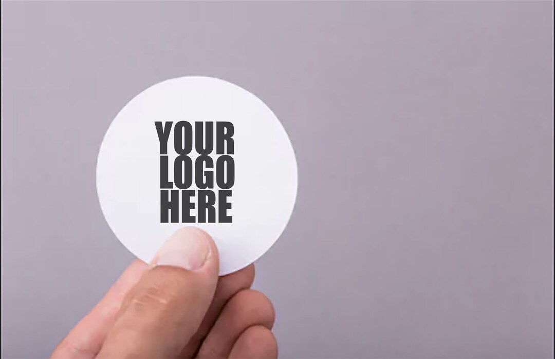 YOUR LOGO Stickers Branding Stickers Packaging Sticker Your Logo Here ...