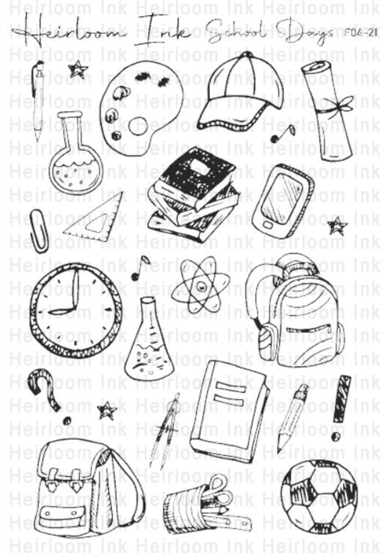 Back to School Planner Stickers - Teacher Student Deco Sheet - School ...