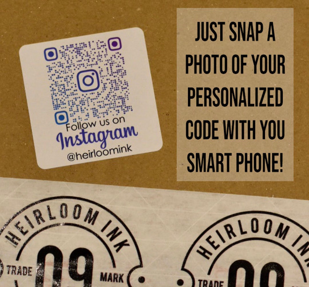 100 Labels | QR Code Labels | Etsy Shop Packaging Stickers | Small Shop ...