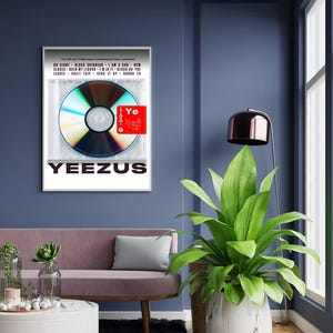 Kanye West "yeezus" Album Poster – High-quality Print - Etsy