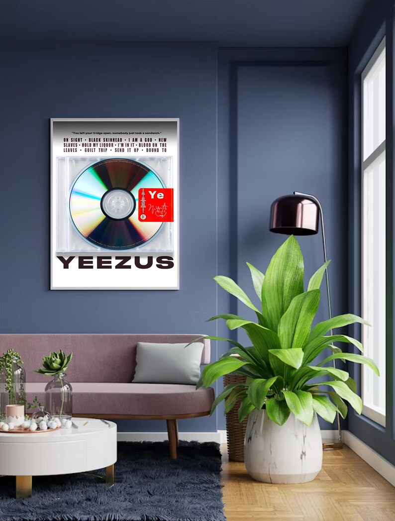 Kanye West "yeezus" Album Poster – High-quality Print - Etsy