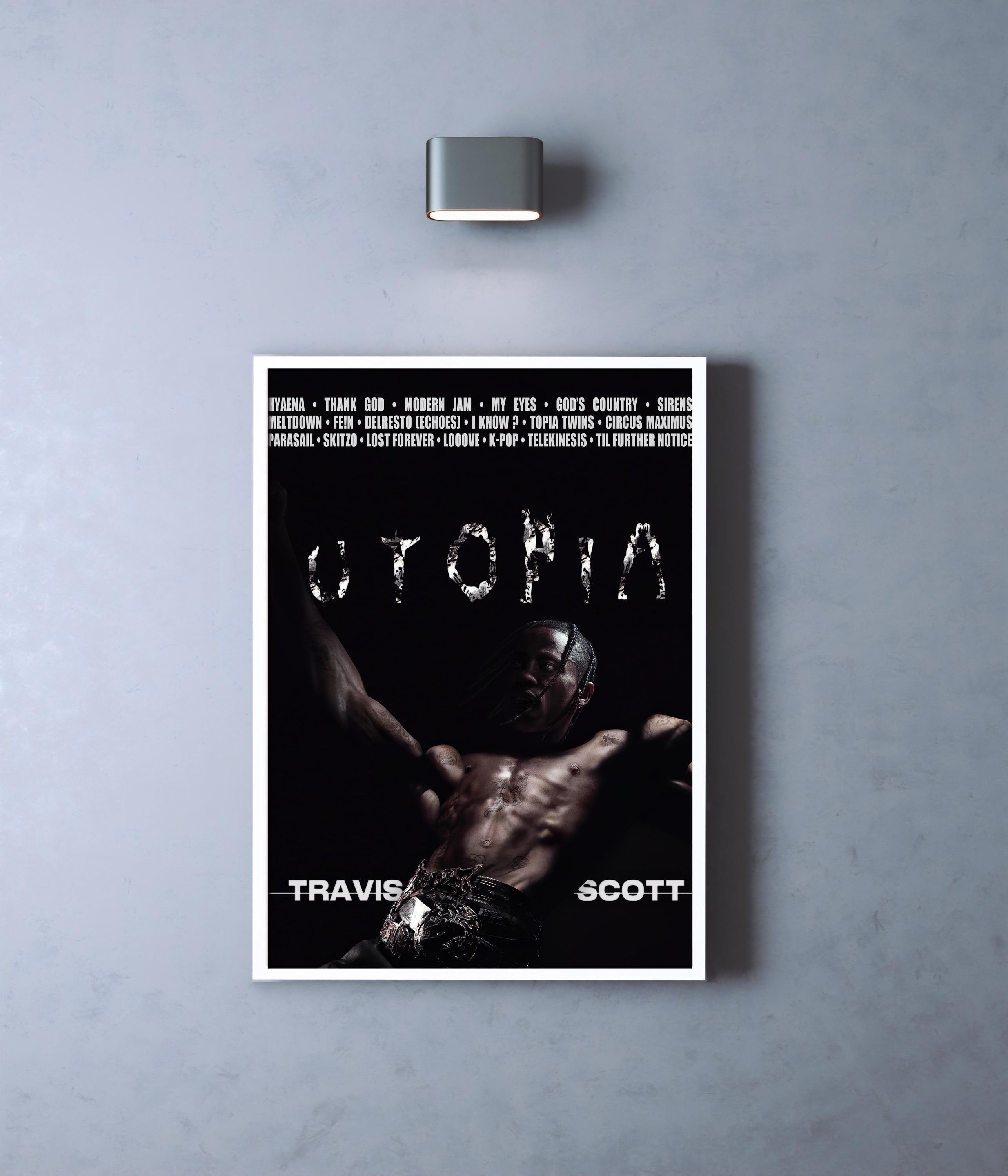 Travis Scott - Utopia Album Poster | Tracklist Design | Modern ...
