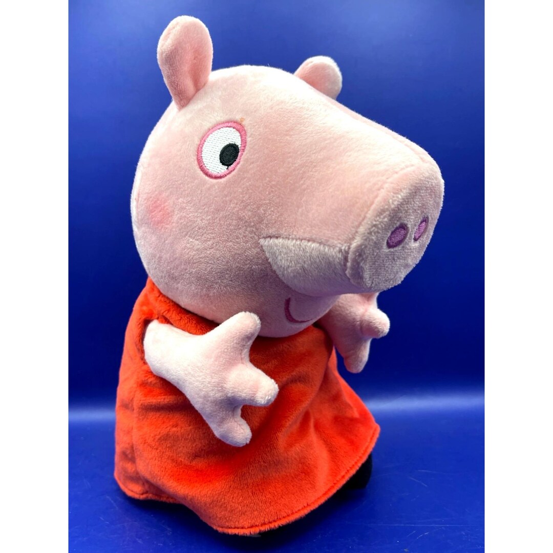 Peppa Pig Hug N Oink 10" Talking Plush Toy Red Dress 2003 NOT WORKING ...