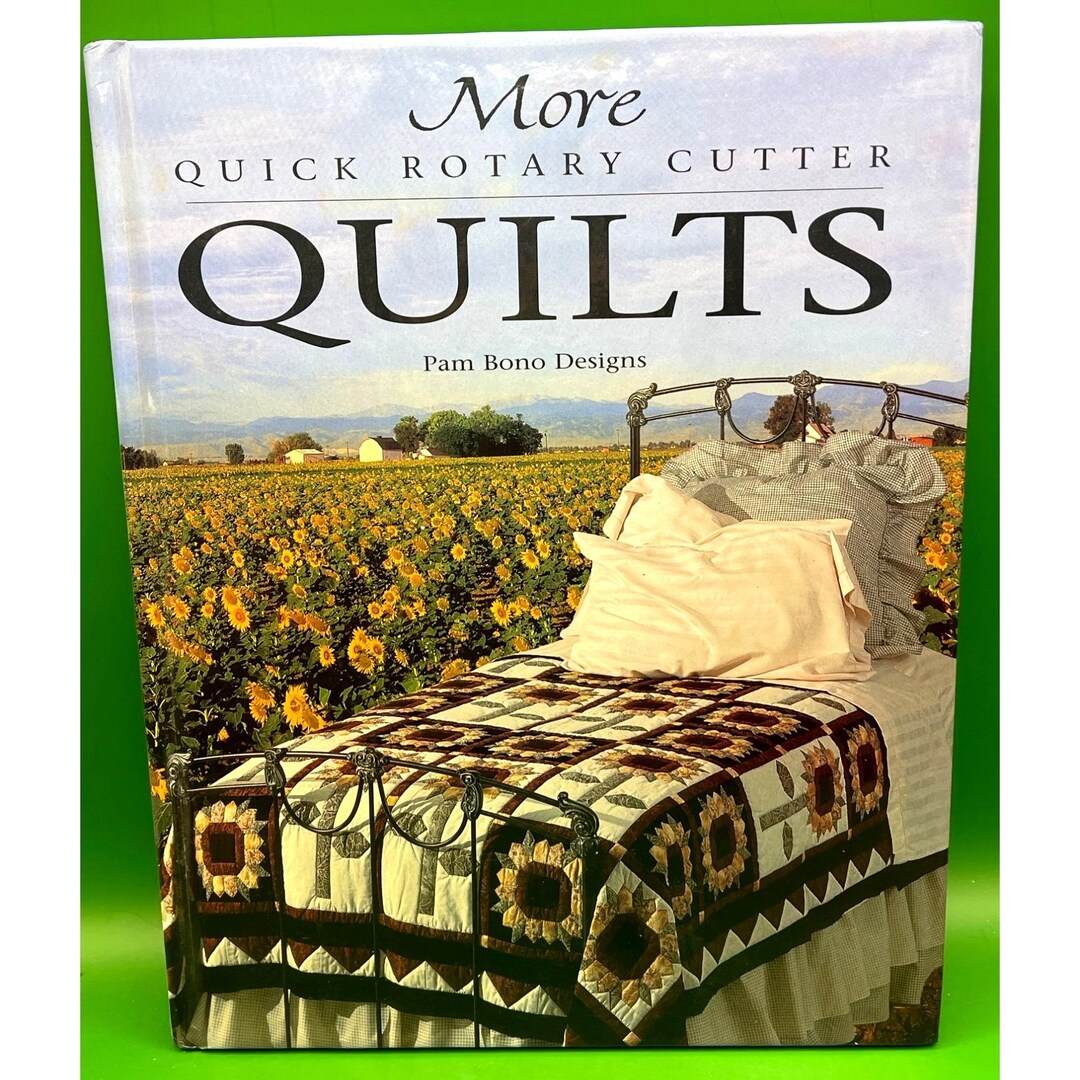 Quick Rotary Cutter Quilts Pam Bono Designs Hardcover Book Sewing ...