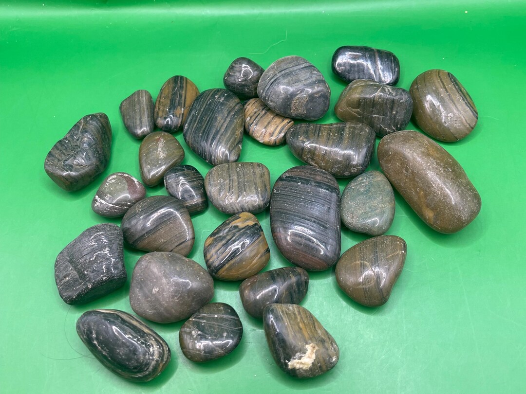 Polished Natural River Rocks Tree of Life Stones Crafting Decorating ...