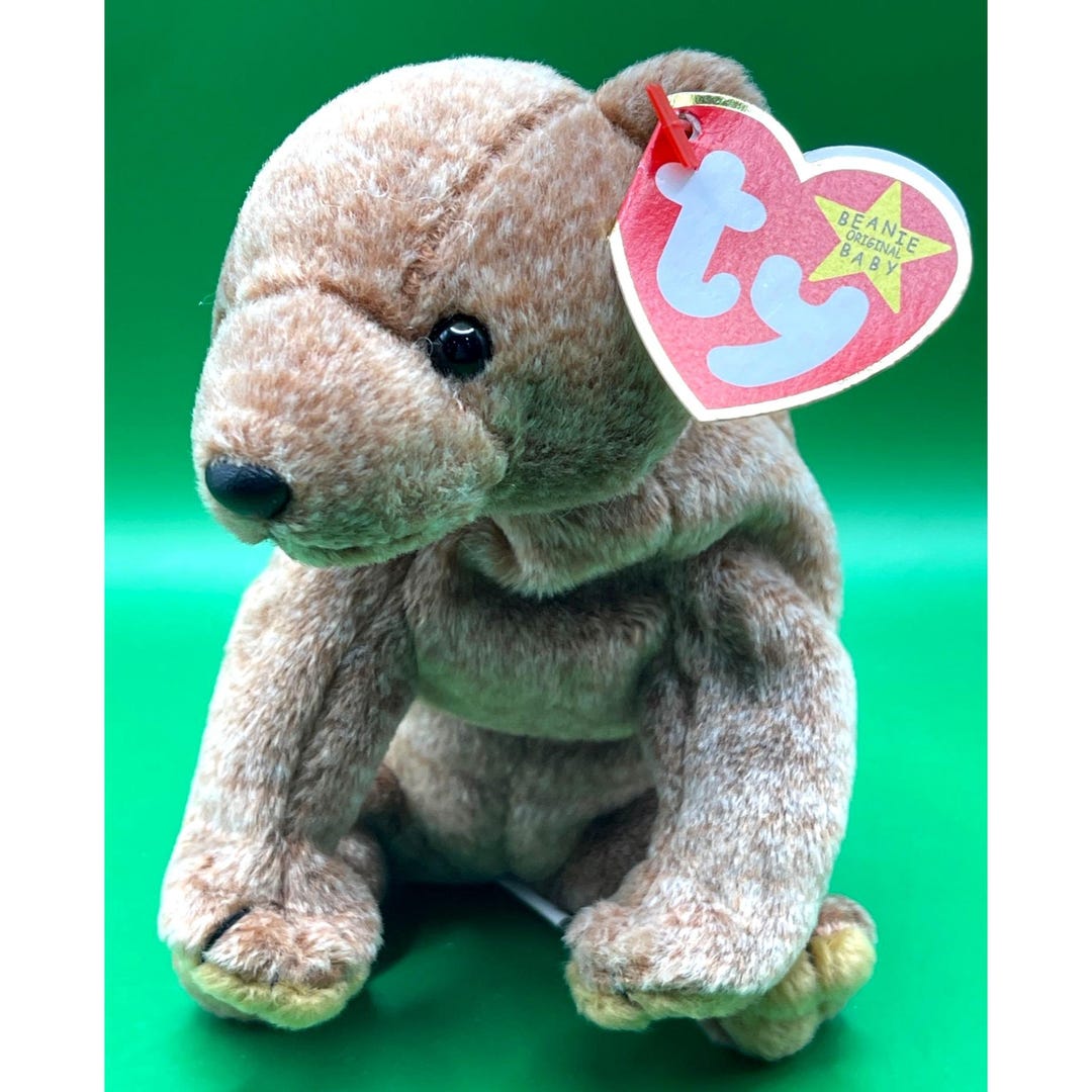 Ty Beanie Baby Pecan Bear Plush 1999 Beanbag Stuffed Animal Collectible ...