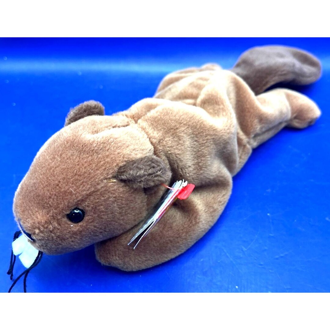 Ty Beanie Babies Bucky Beaver Beanbag Plush Stuffed Animal Toy Kids ...