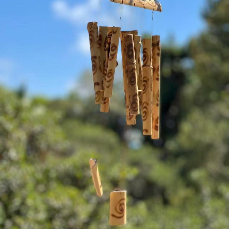 Bamboo Wind Chime - Etsy