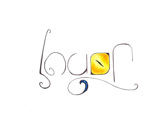Janus-to-logan Ambigram digital Artwork Download - Etsy
