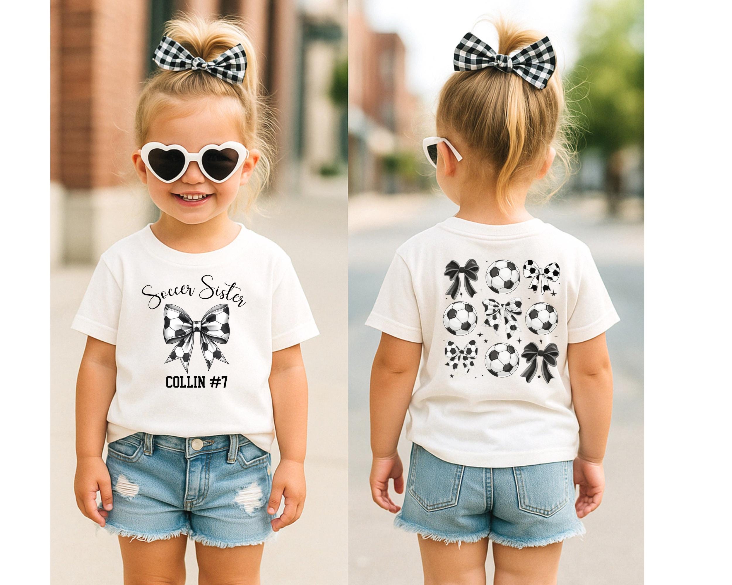 Personalized Soccer Sister Shirt, Custom Soccer Sis Tshirt With Name ...