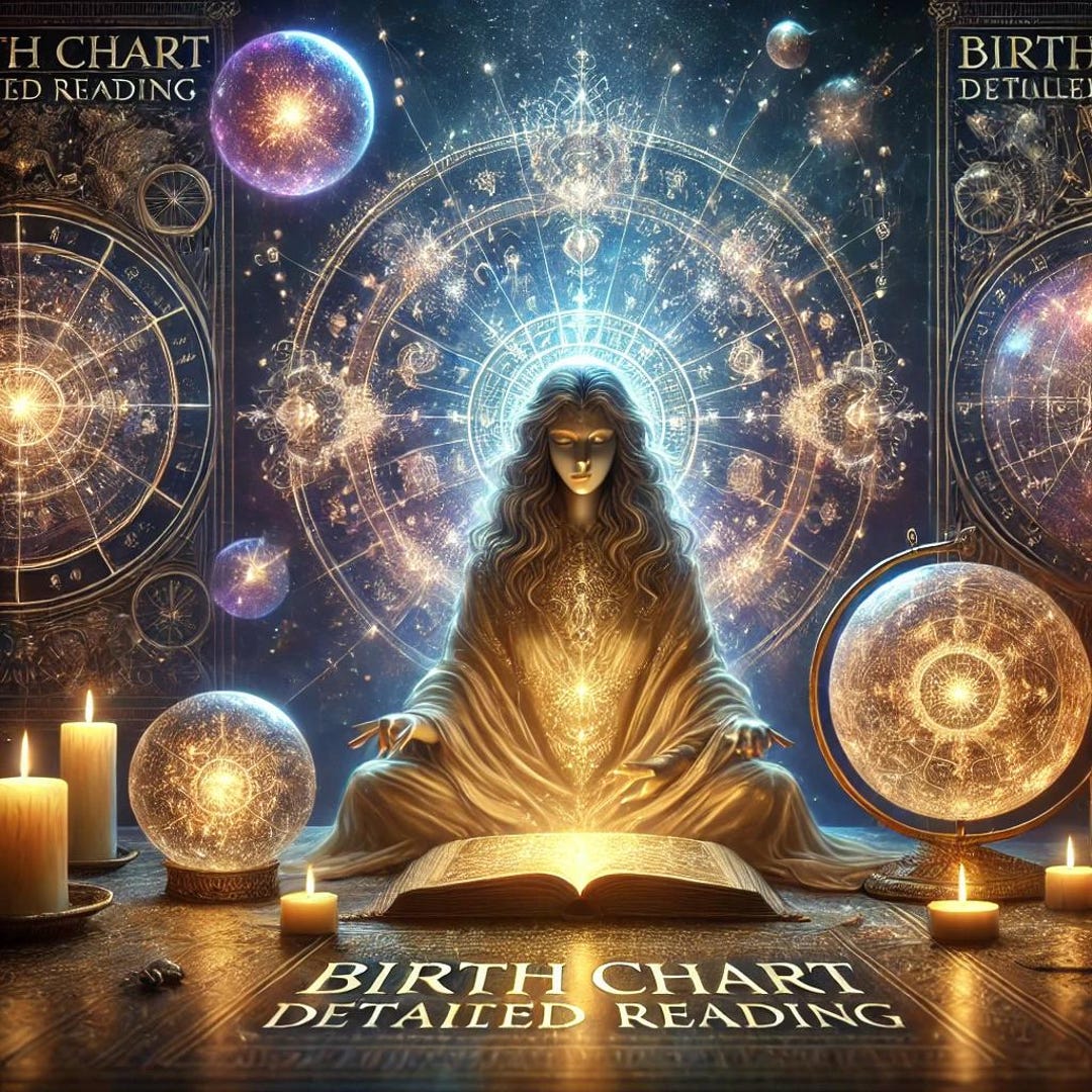 Personalized Detailed Birth Chart Reading In-depth Natal Chart Analysis ...