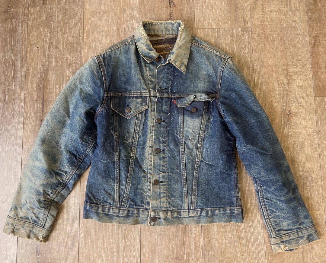 Chest 42 — vintage Levi’s Big E Jacket Mens — Type 3, Troy Blanket ...