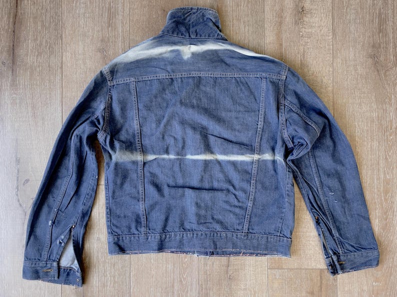 Chest 46 — vintage 1960s Roebucks Men's Jacket — Fades, Ragged and ...