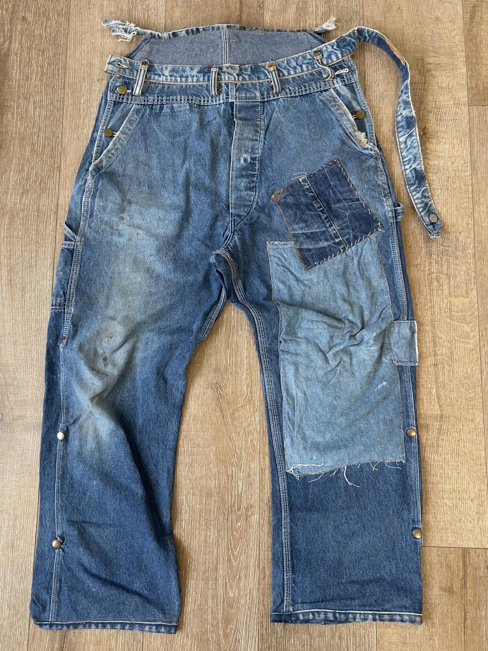 W38 L27 — vintage BIG SMITH Cut-off Coveralls — Bespoke, Ragged ...