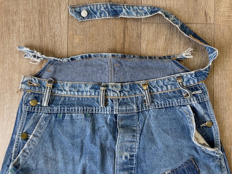 W38 L27 — vintage BIG SMITH Cut-off Coveralls — Bespoke, Ragged ...