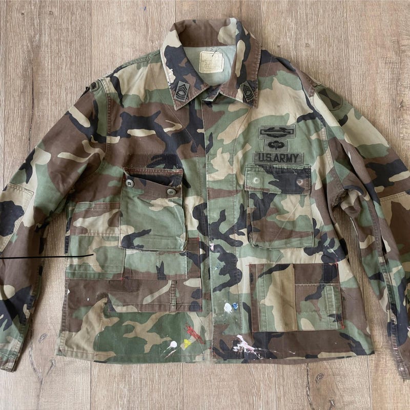 Camoflauge Army Jacket - Etsy