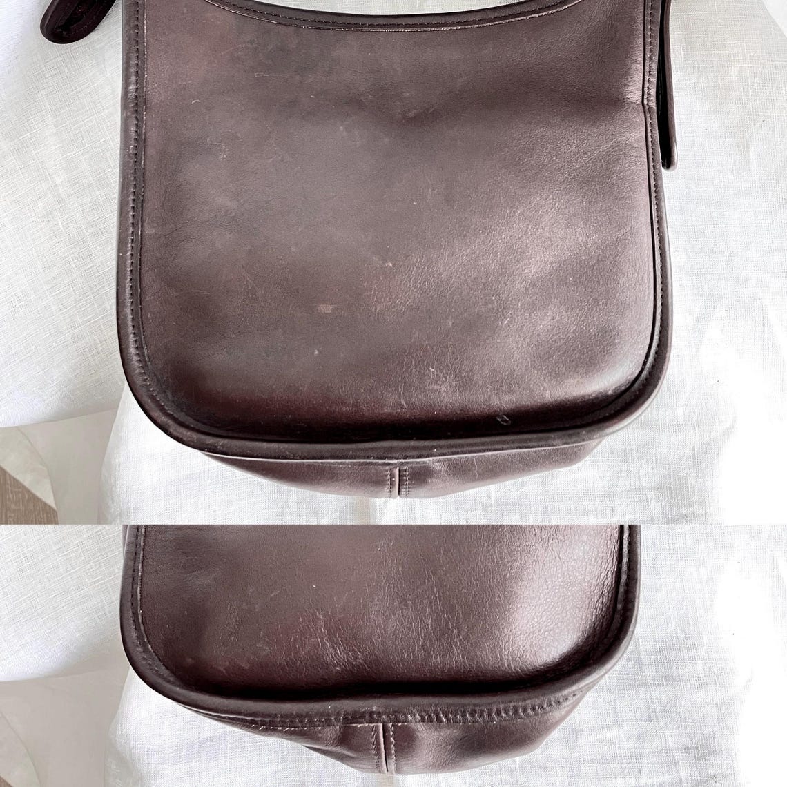 Vintage Coach Purse Shoulder Bag — L9N-9950, Tanned Cowhide Brown ...