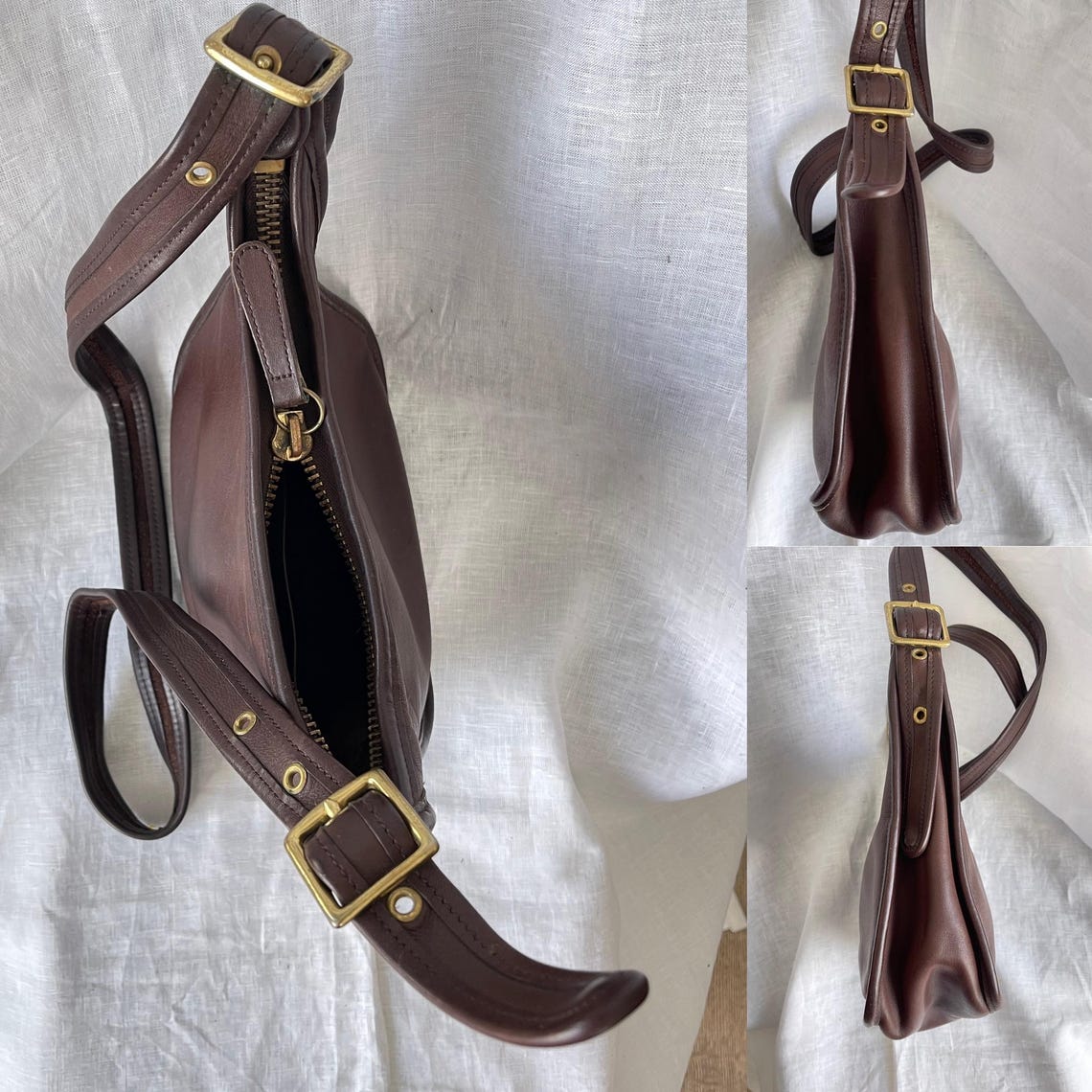 Vintage Coach Purse Shoulder Bag — L9N-9950, Tanned Cowhide Brown ...