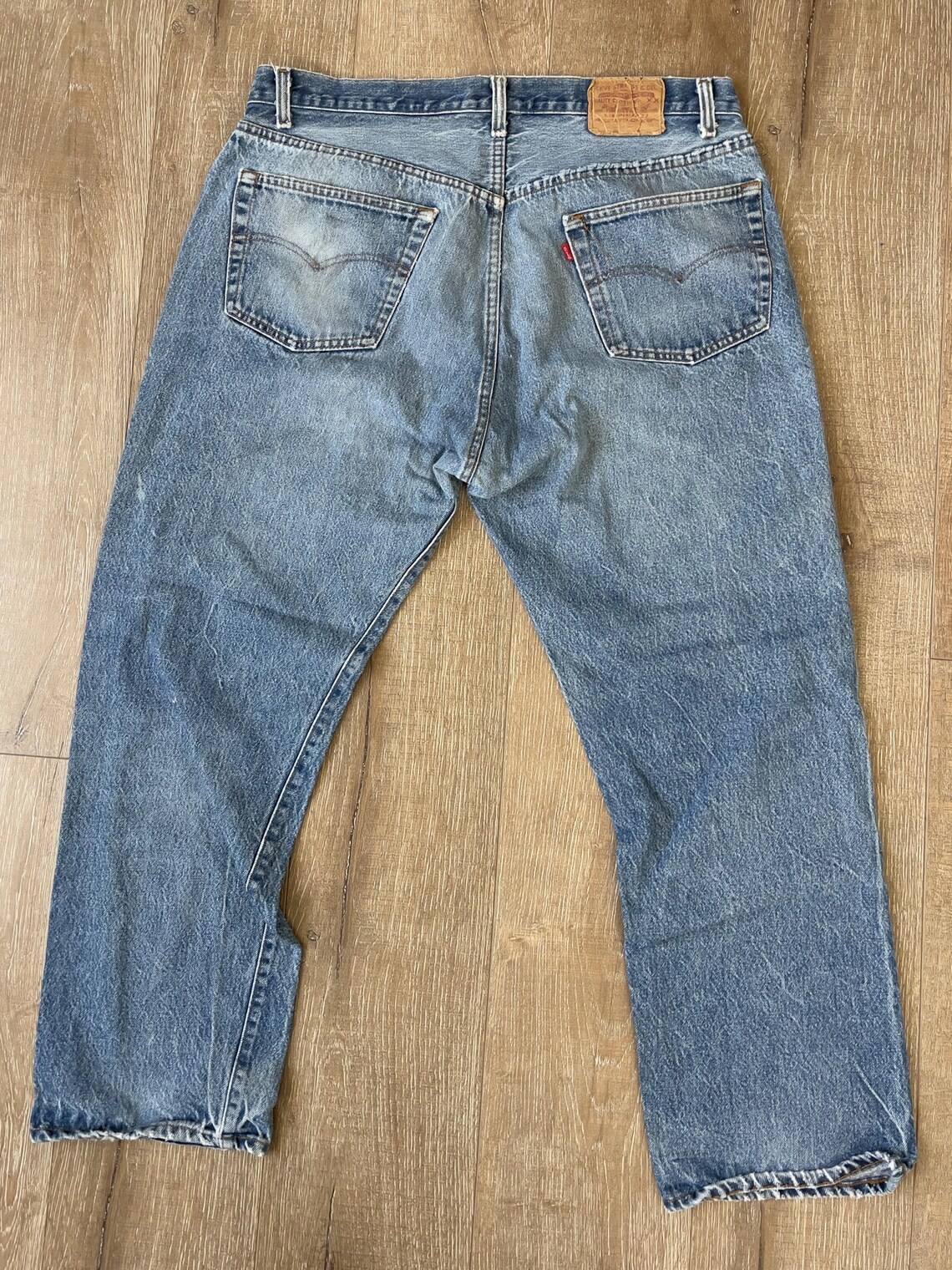 Vintage Levi’s Jeans Men — 1980s, #532 Rivets, Fades, Slight Distressed ...