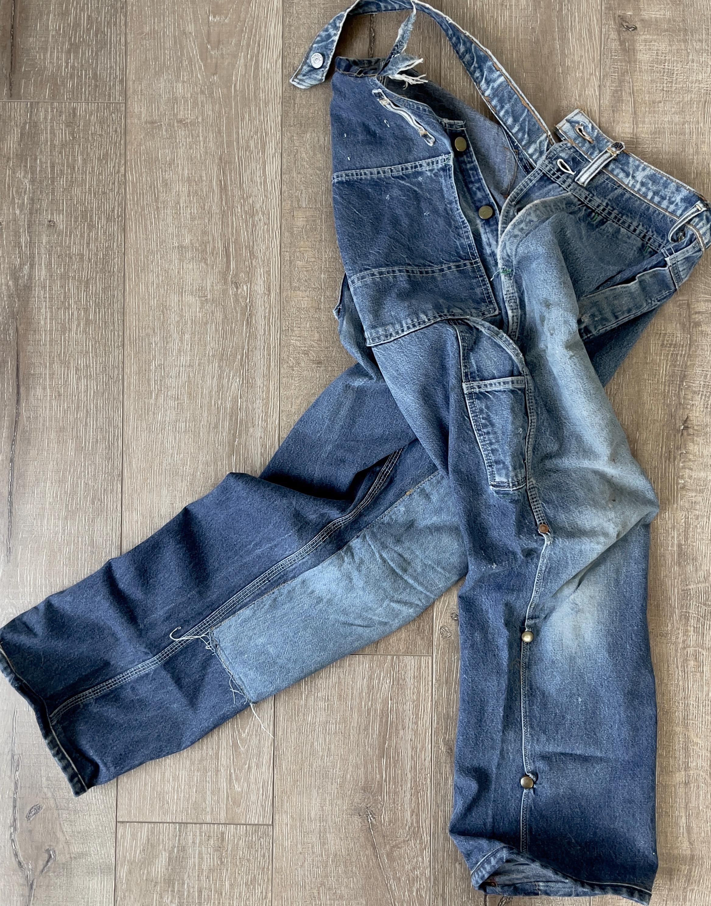 W38 L27 — vintage BIG SMITH Cut-off Coveralls — Bespoke, Ragged ...
