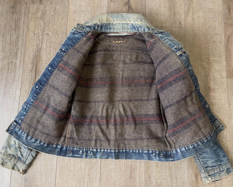 Chest 42 — vintage Levi’s Big E Jacket Mens — Type 3, Troy Blanket ...