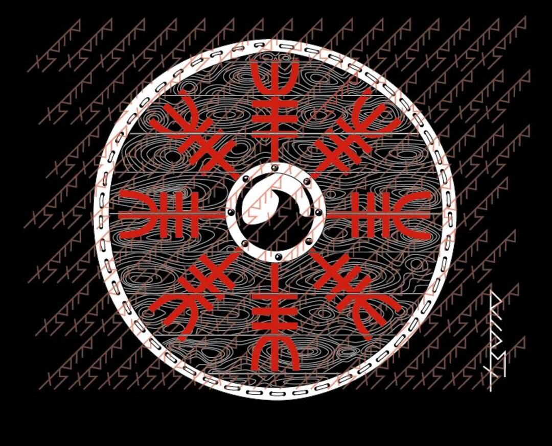 Viking Shield- Helm of Awe - Digital Download - Etsy