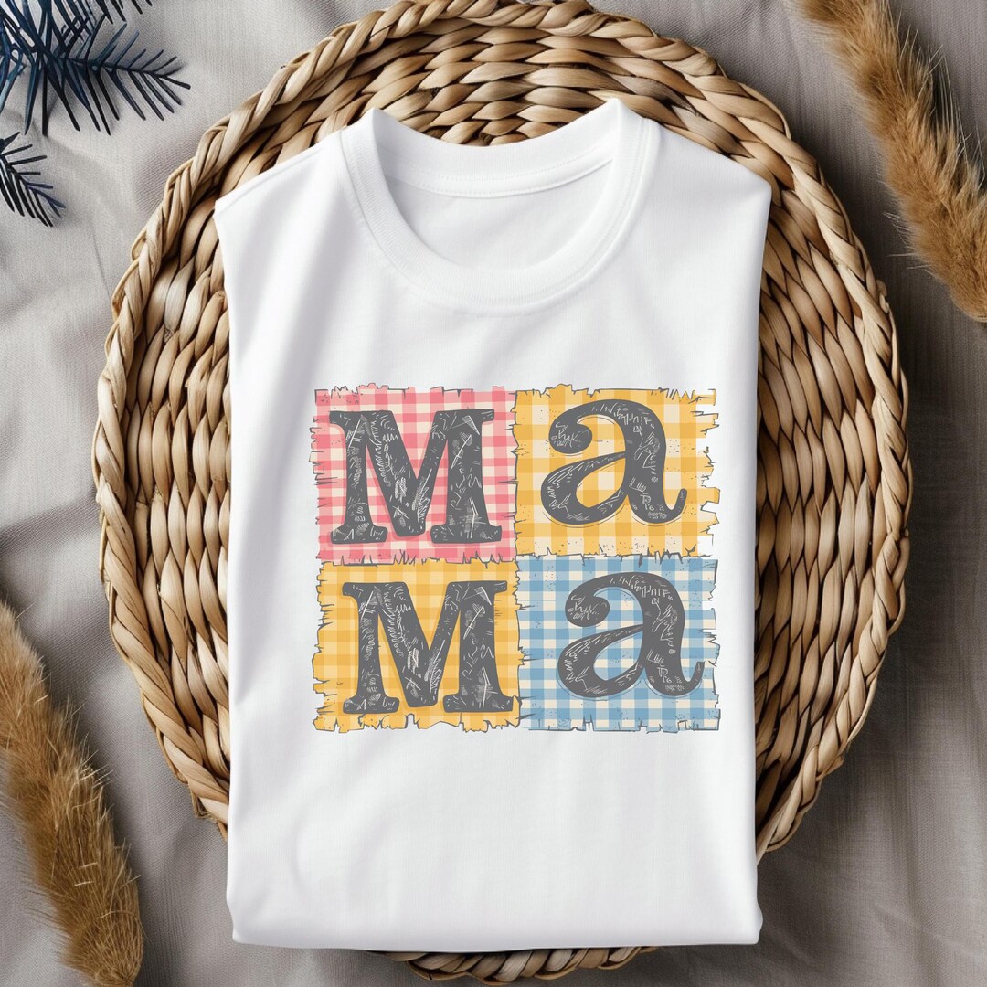 Digital File Png, Svg, Pdf, Checker Mama PNG, Mom Png, Floral Mama Png ...