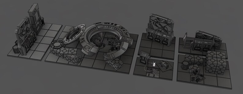 Star Wars Rebel Command Center Inspired Diorama Setting (digital Stl ...