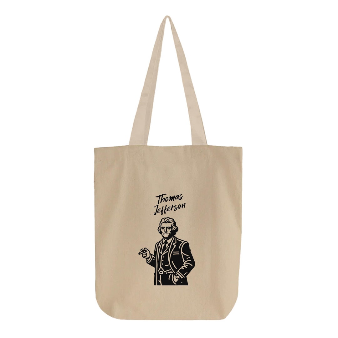 Thomas Jefferson Gangster Tote Bags Political Commentary Gift - Etsy