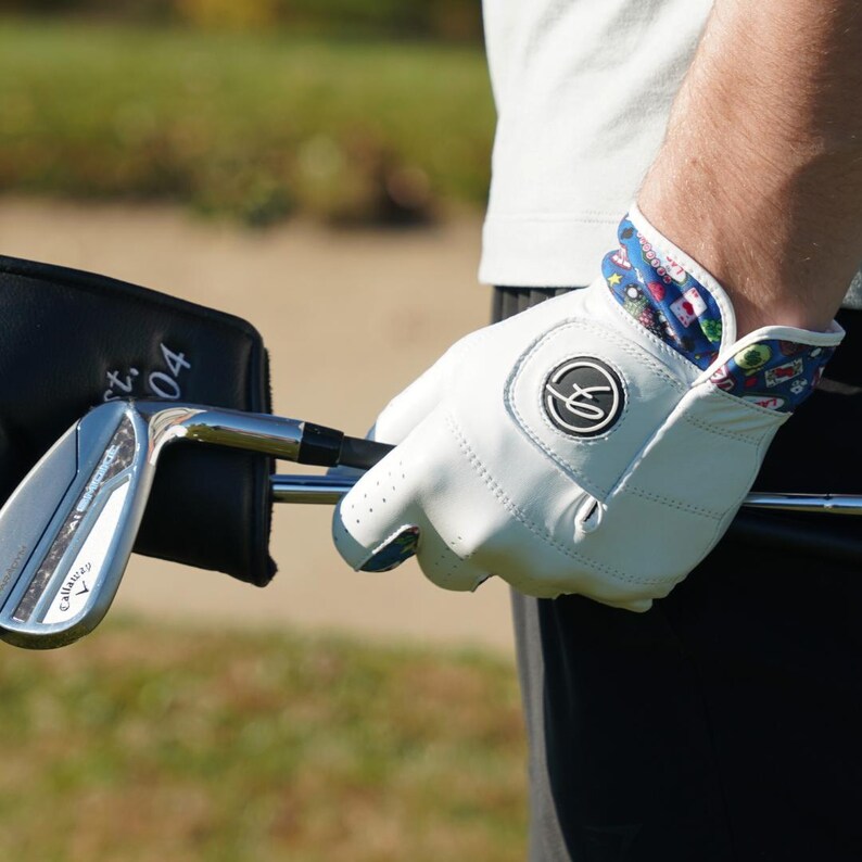 Vegas Golf Glove– Premium AAA Cabretta Leather, Golf Gift for Men, Golf ...