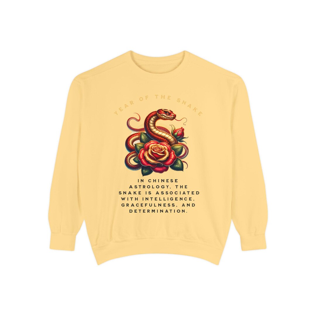 Year of the Snake Chinese New Year Sweatshirt, Gildan 18000, Lunar New ...