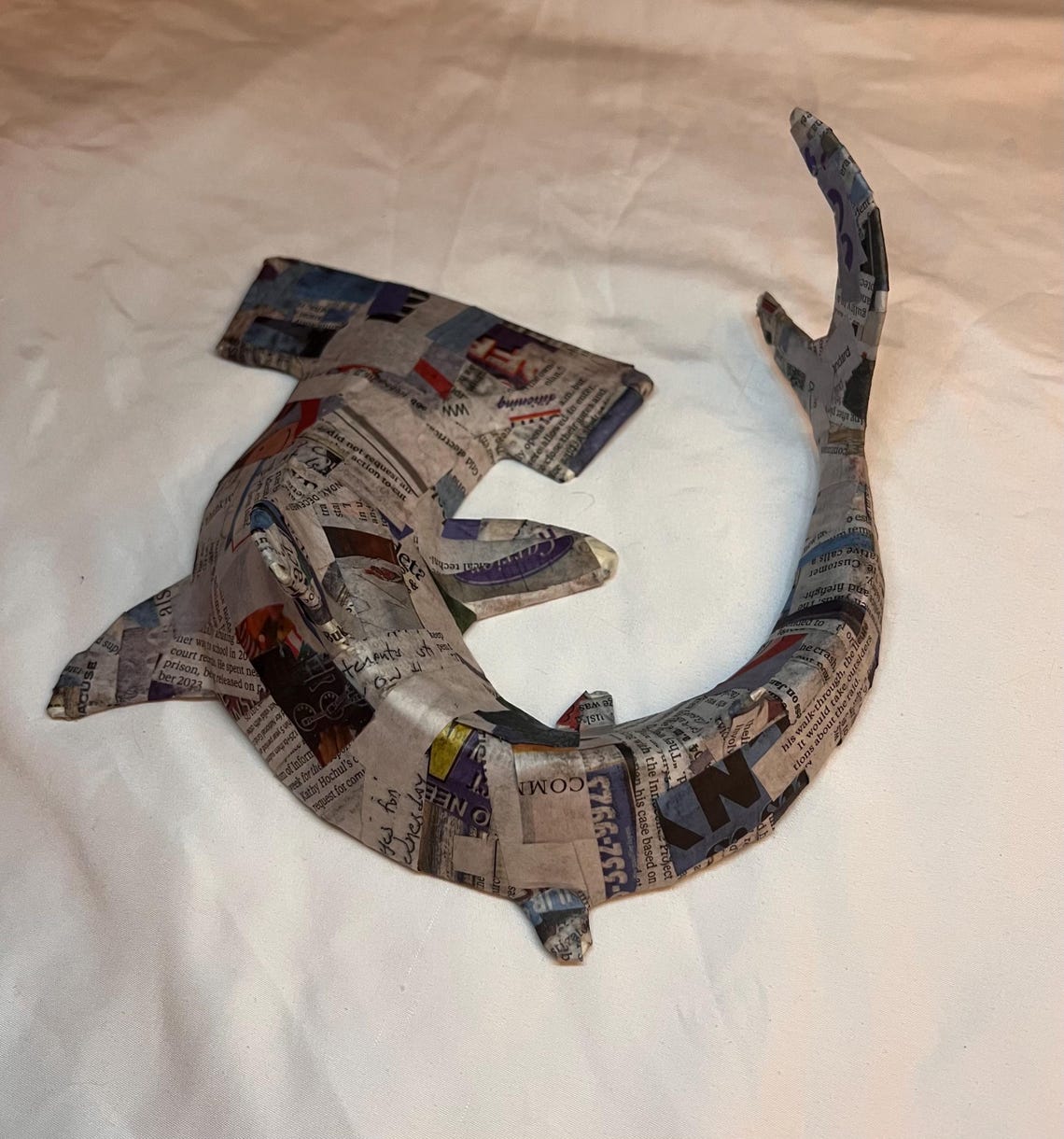 Hammerhead Shark Paper Mache Wall Hanging – Unpainted DIY Decor - Etsy