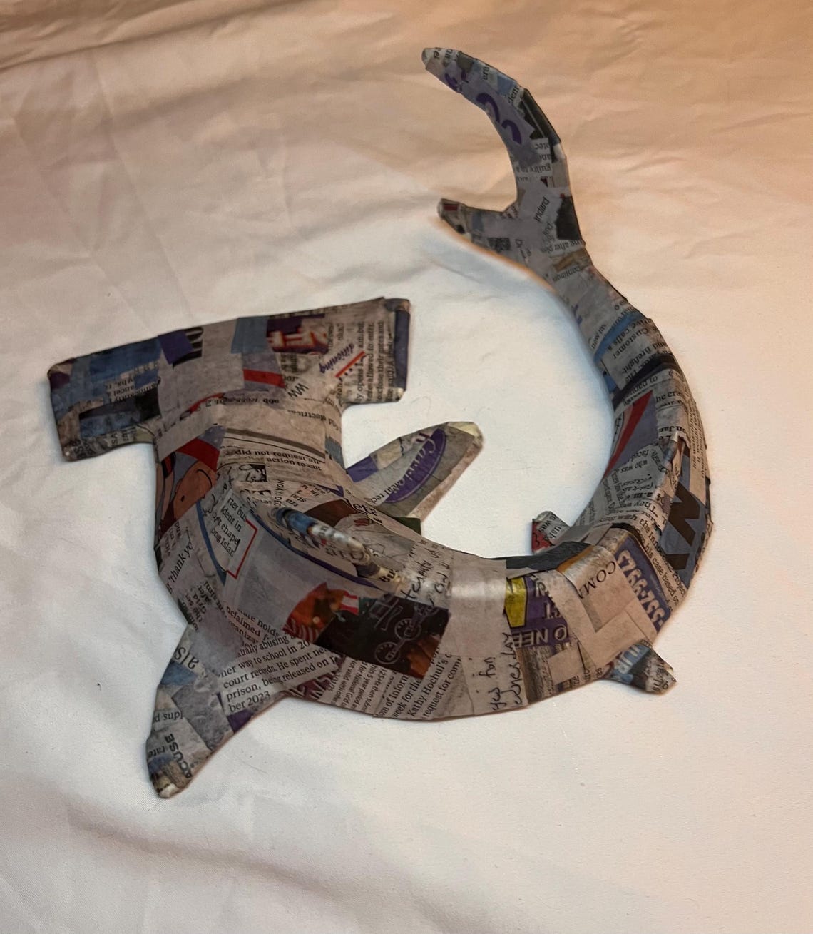 Hammerhead Shark Paper Mache Wall Hanging – Unpainted DIY Decor - Etsy