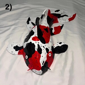 Handmade Paper Mache Koi Fish Wall Decor: Zen Coastal Art - Etsy