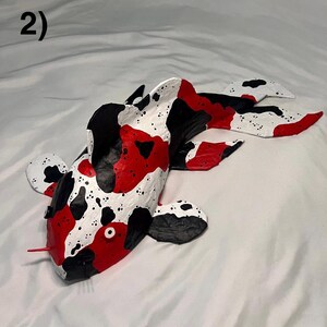 Handmade Paper Mache Koi Fish Wall Decor: Zen Coastal Art - Etsy